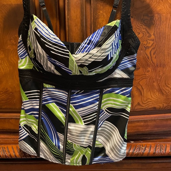 Entry | Tops | Entry Beautiful Silky Corset Top Size Medium | Poshmark